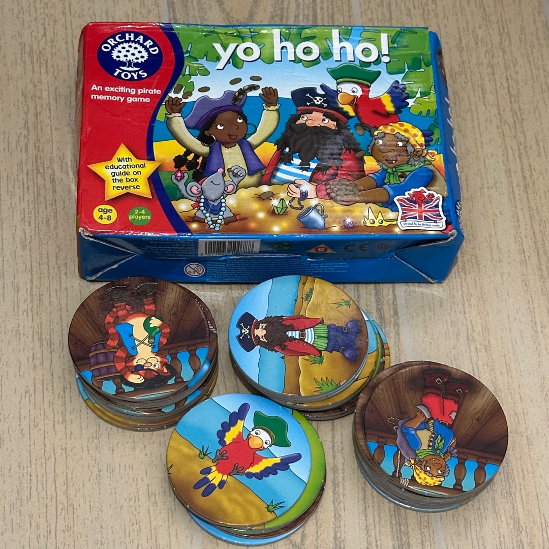 Orchard Toys Yo Ho Ho Pirate Themed Memory Game, Hobbies & Toys, Toys ...