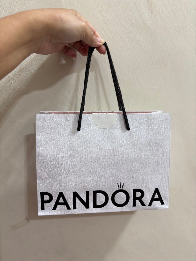 [Paper Bag + Box] Authentic Pandora paper bag + Bracelet Box & brochure ...