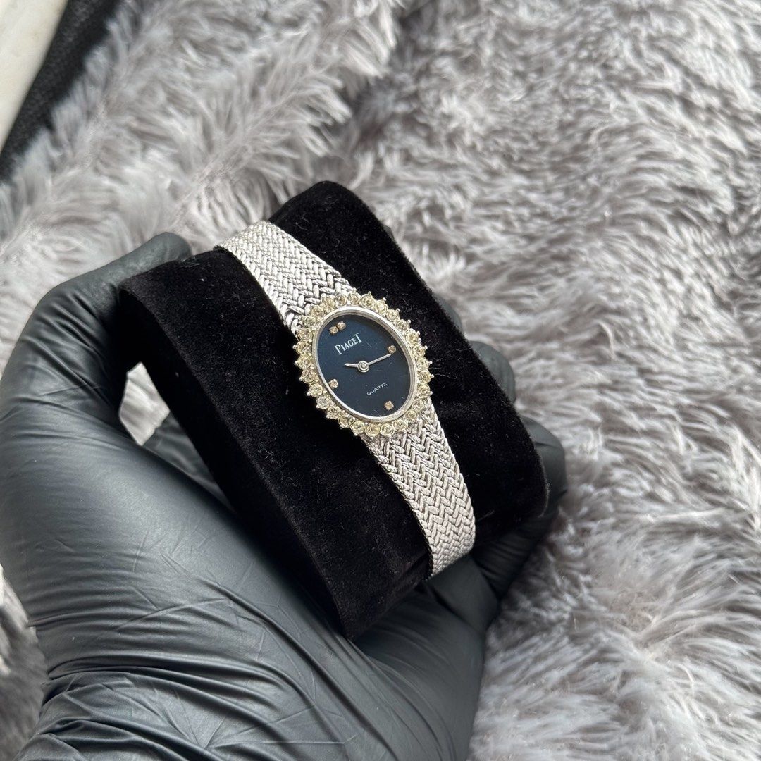 (Pasaran 6jt) Jam Tangan Vintage Piaget Swiss Made Original Blue Dial ...