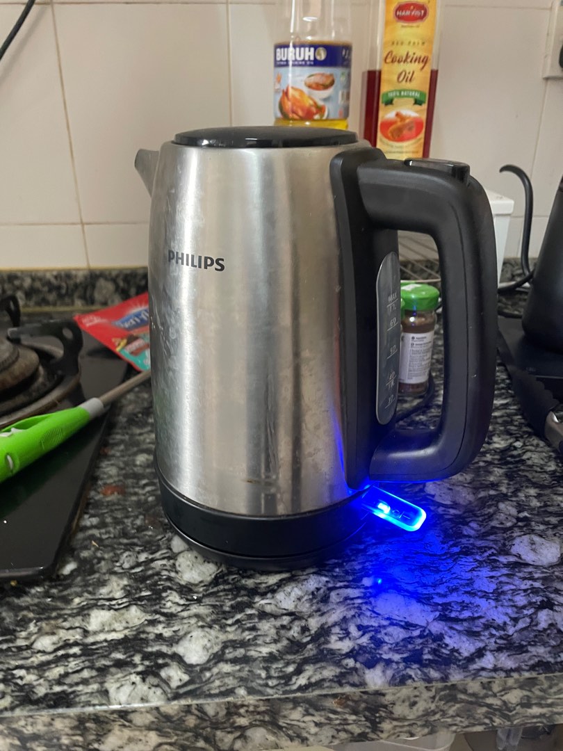 Philips Electric Kettle HD9350 1.7L 2200W Cerek Elektrik, TV & Home ...