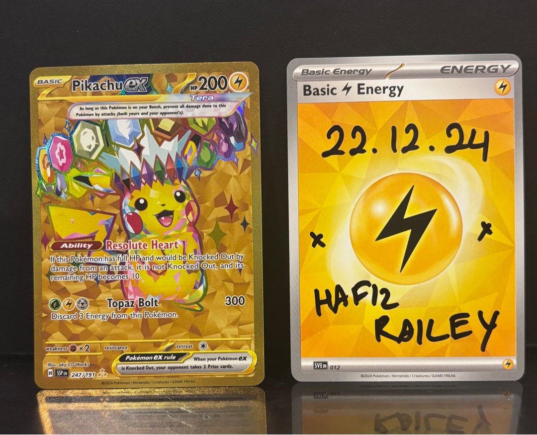 Pikachu EX Hyper Rare (GOLD), Hobbies & Toys, Collectibles ...