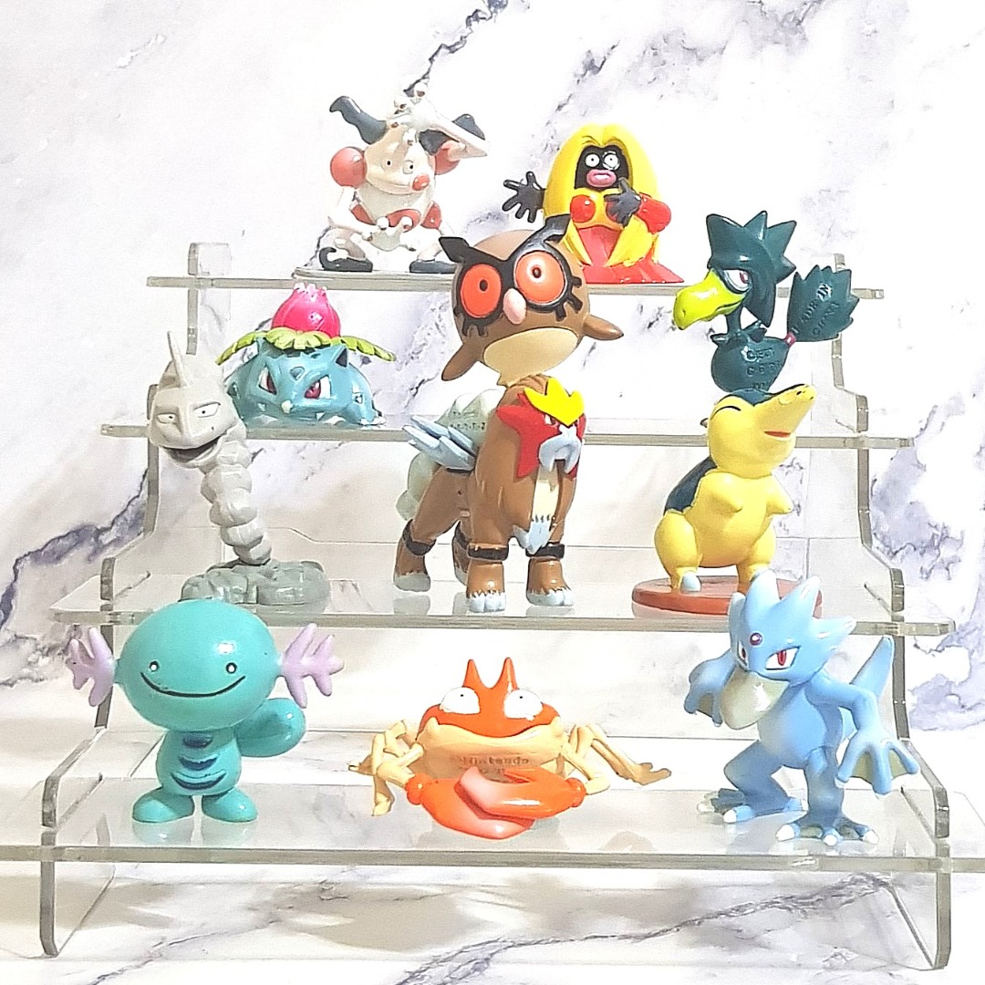 Pokemon First Gen Rare Vintage Figures Mr Mime Jynx Ivysaur Hoot hoot ...