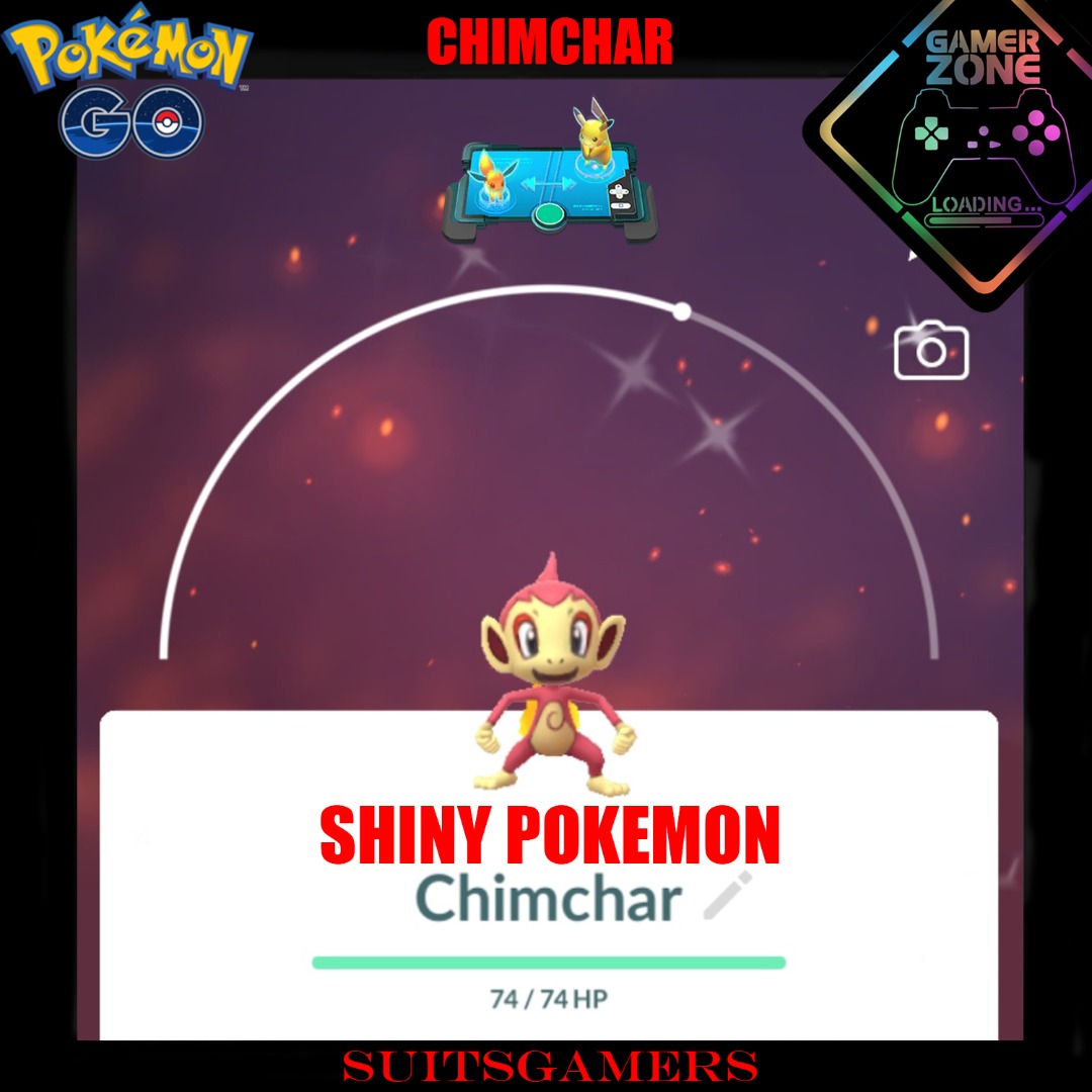 Pokemon GO - Shiny Chimchar [SHINY POKEMON], Video Gaming, Video Games ...