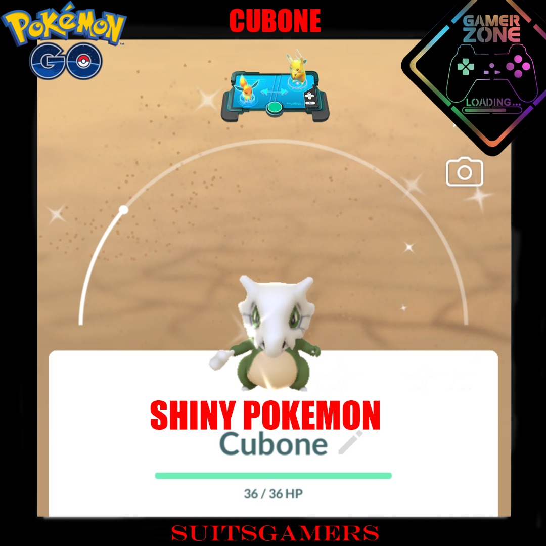 Pokemon GO - Shiny Cubone [SHINY POKEMON], Video Gaming, Video Games ...