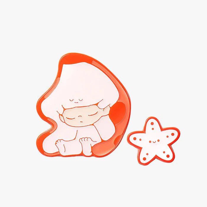 POP MART Dimoo Aquarium Series Enamel Pin Badge Blind Box – Starfish ...
