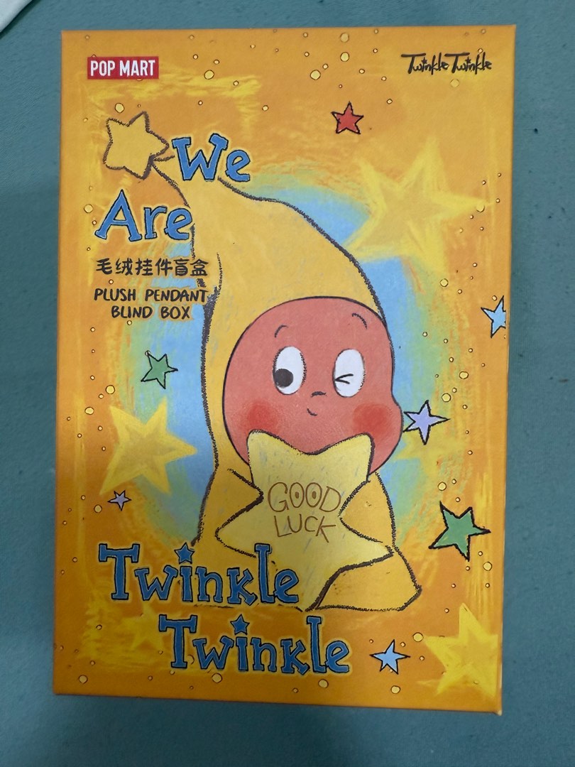 Popmart Twinkle Twinkle Series - Plush Pendant Blind Box, Hobbies ...