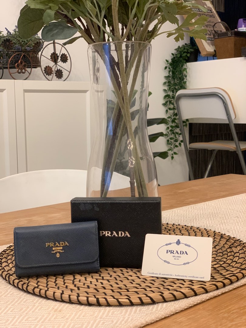 Prada key pouch, Luxury, Bags & Wallets on Carousell