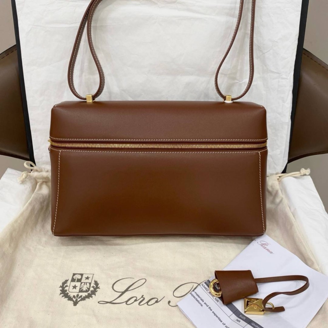 Preloved Loro Piana Extra Pocket 27 in Brown, Luxury, Bags & Wallets on ...