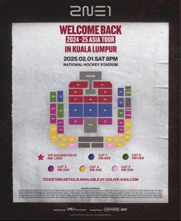 ‼️UNDERPRICED‼️ 2NE1 Vip Soundcheck x1 (Kuala Lumpur), Tickets ...