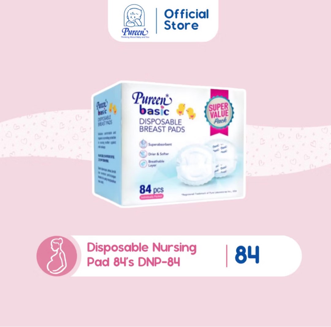 Pureen Disposable Breast Pads 216s, Babies & Kids, Maternity Care on ...