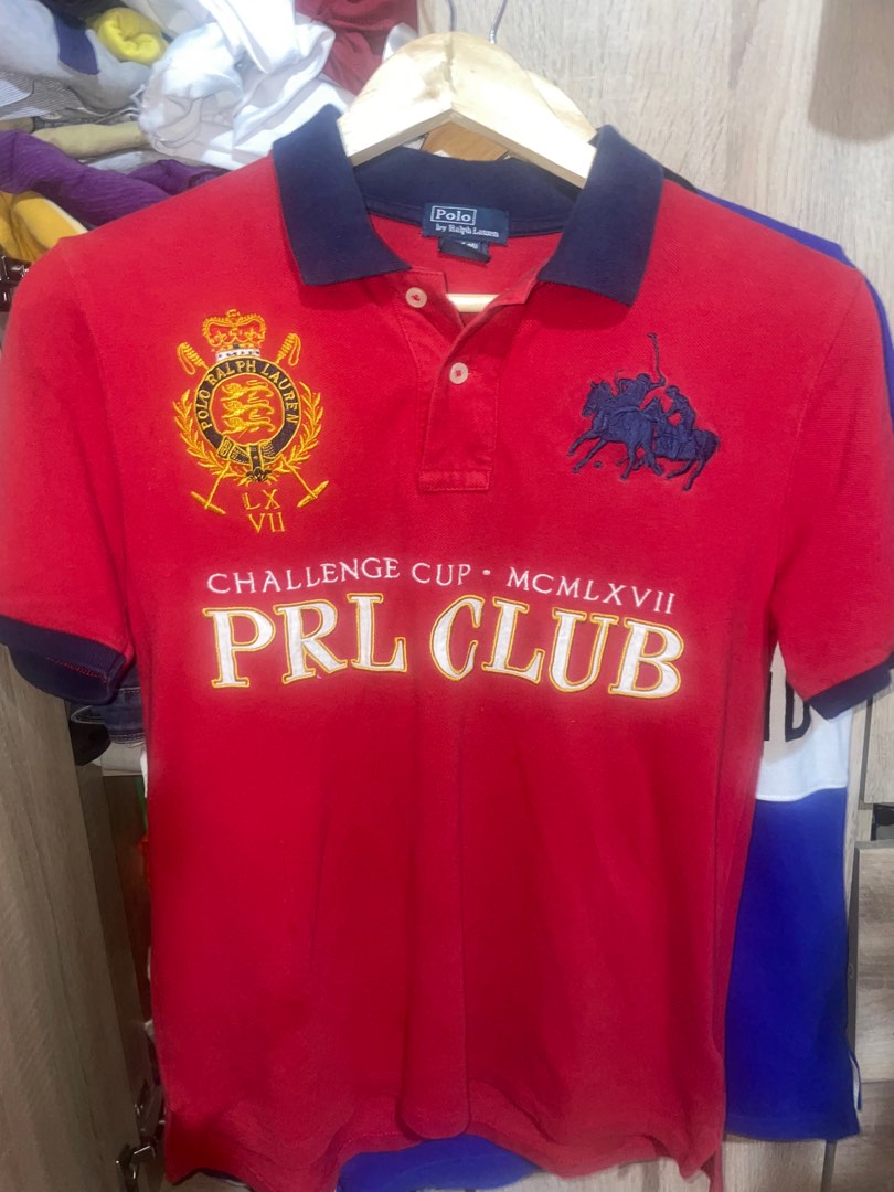 Ralph Lauren PRL Club Red, Men's Fashion, Tops & Sets, Tshirts & Polo ...
