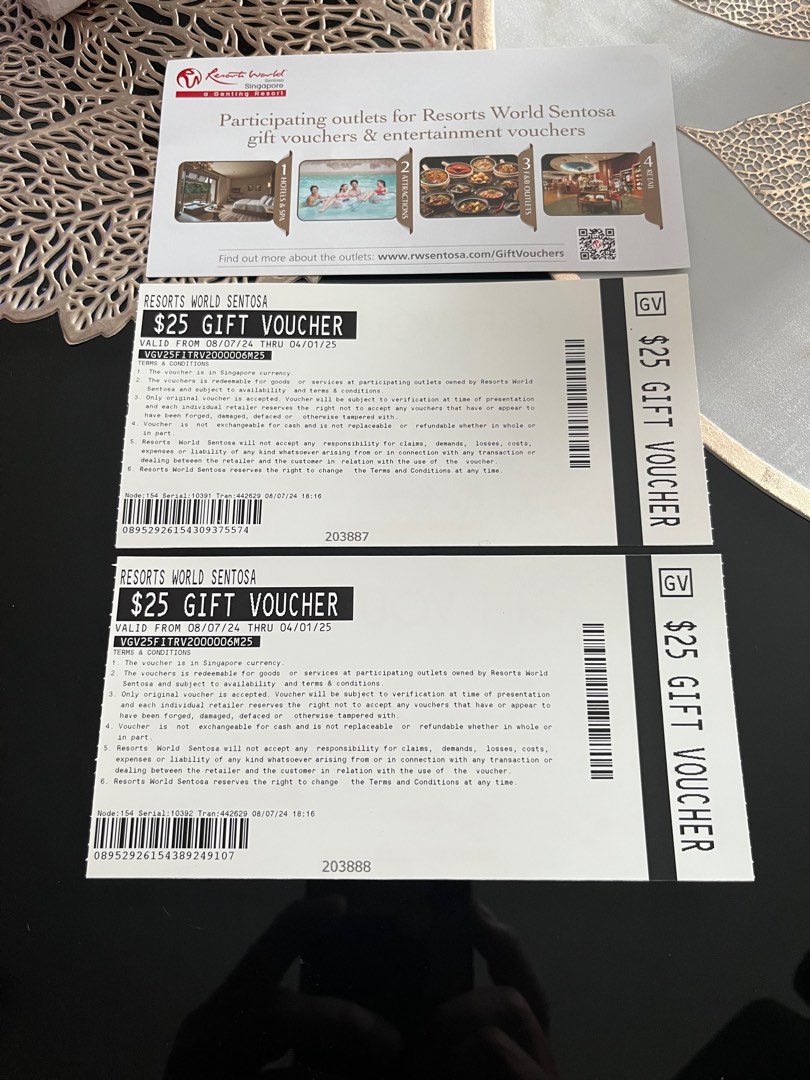 Resort world Sentosa tickets $50 selling at $20 expires 4 January ...