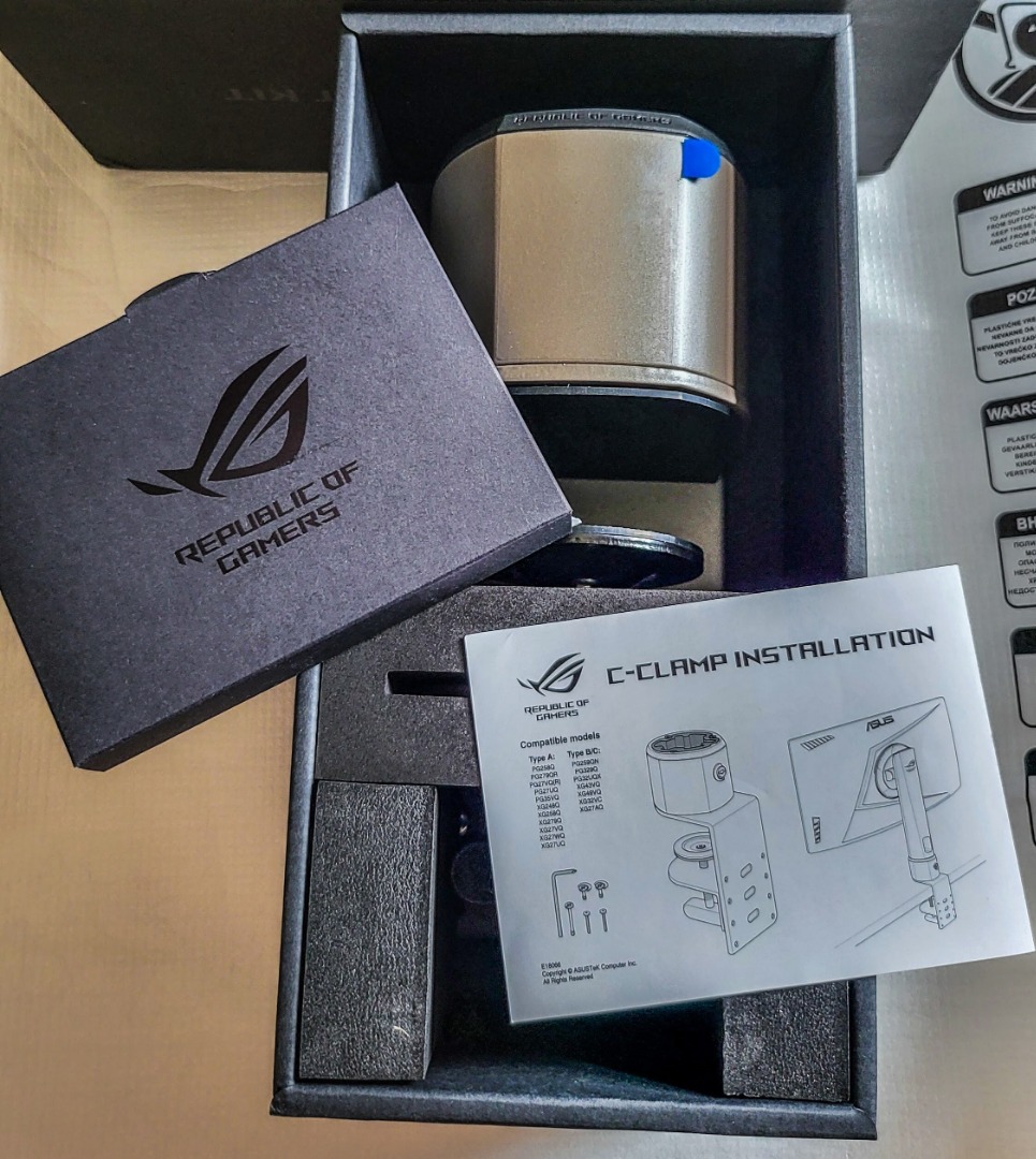 ROG Desk Mount Kit ACL01, Computers & Tech, Parts & Accessories ...