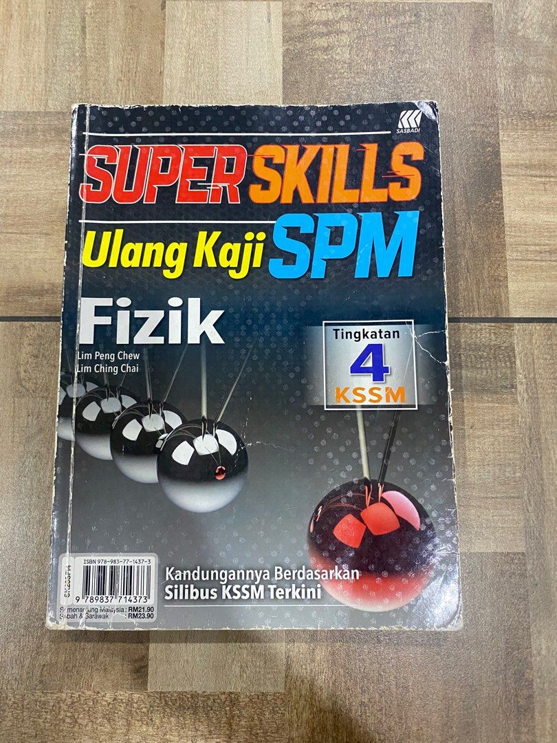 Sasbadi Super Skills Ulang Kaji SPM Fizik Tingkatan 4 KSSM, Hobbies & Toys, Books & Magazines ...