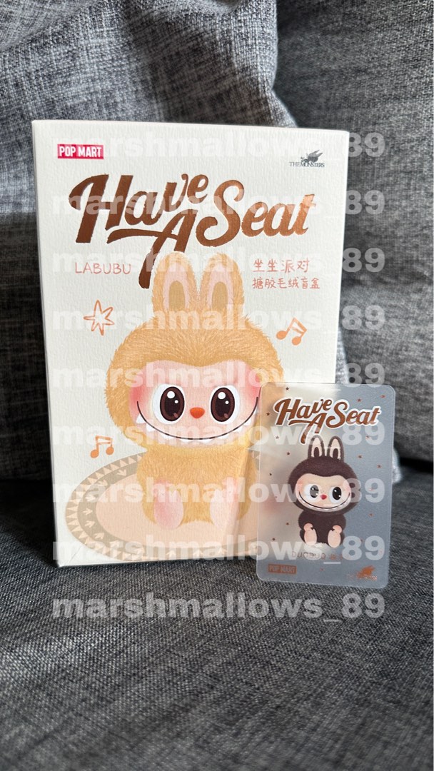 [SECRET] LABUBU THE MONSTERS V2 HAVE A SEAT - DUODUO, Hobbies & Toys ...