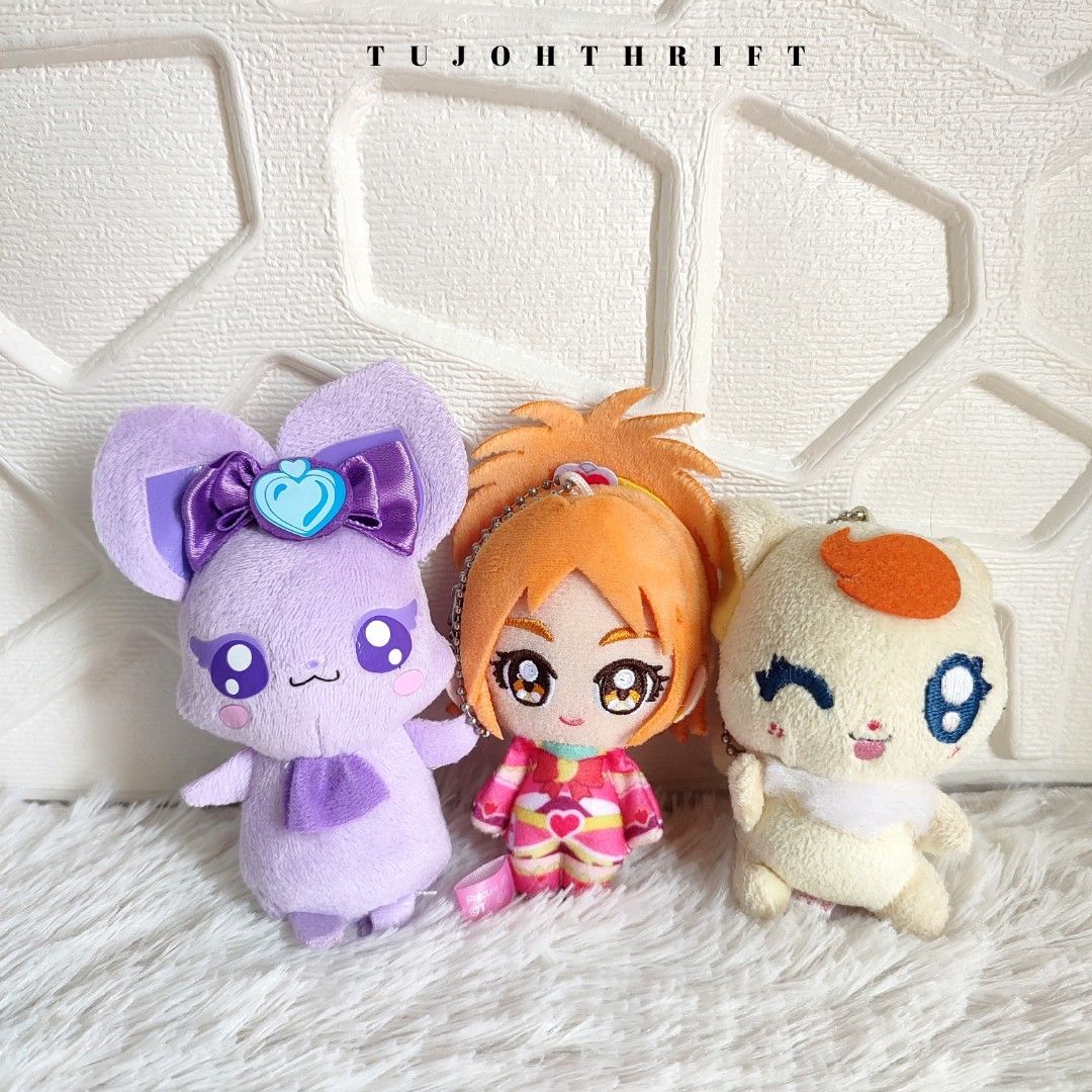 Set Coco, Doki Doki & Bloom Pretty Cure Precure Plush Keychains ...