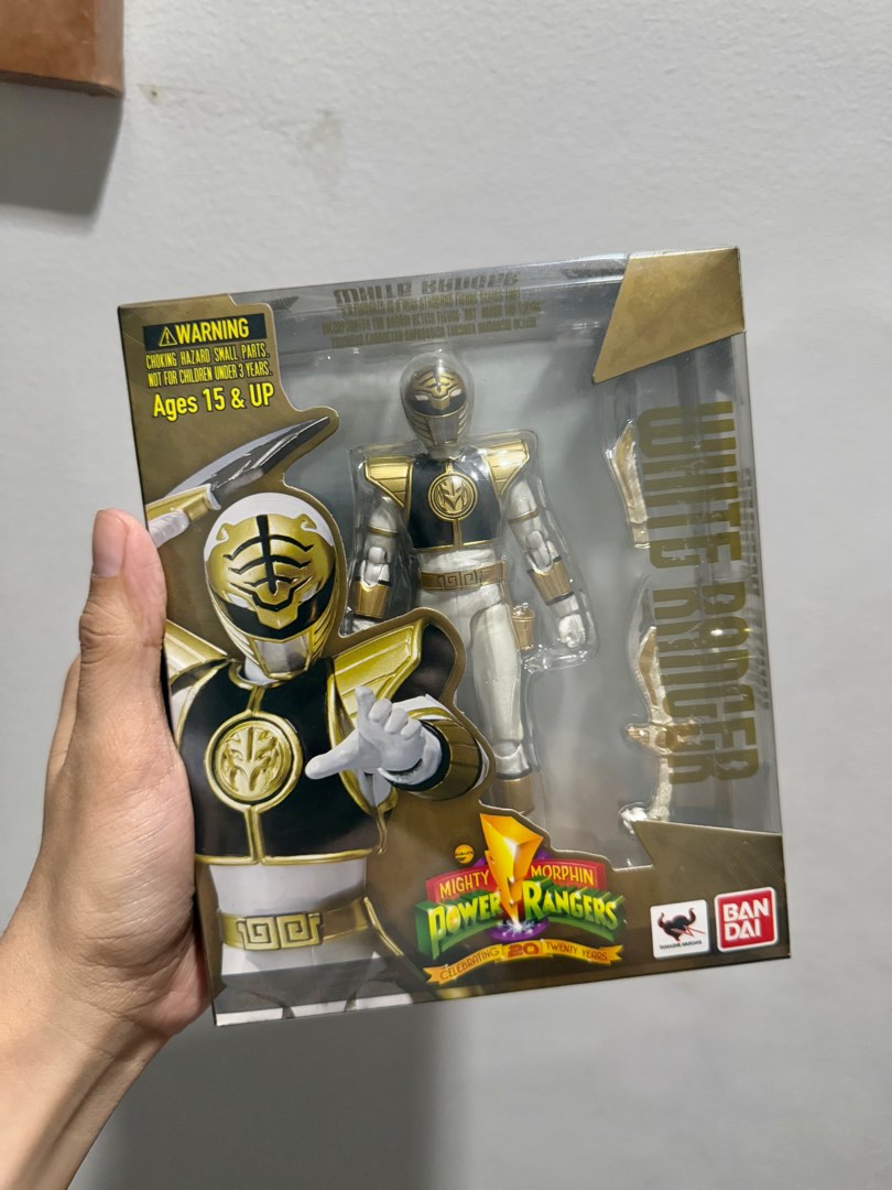 SH Figuarts Mighty Morphin Power Ranger White Ranger, Hobbies & Toys ...
