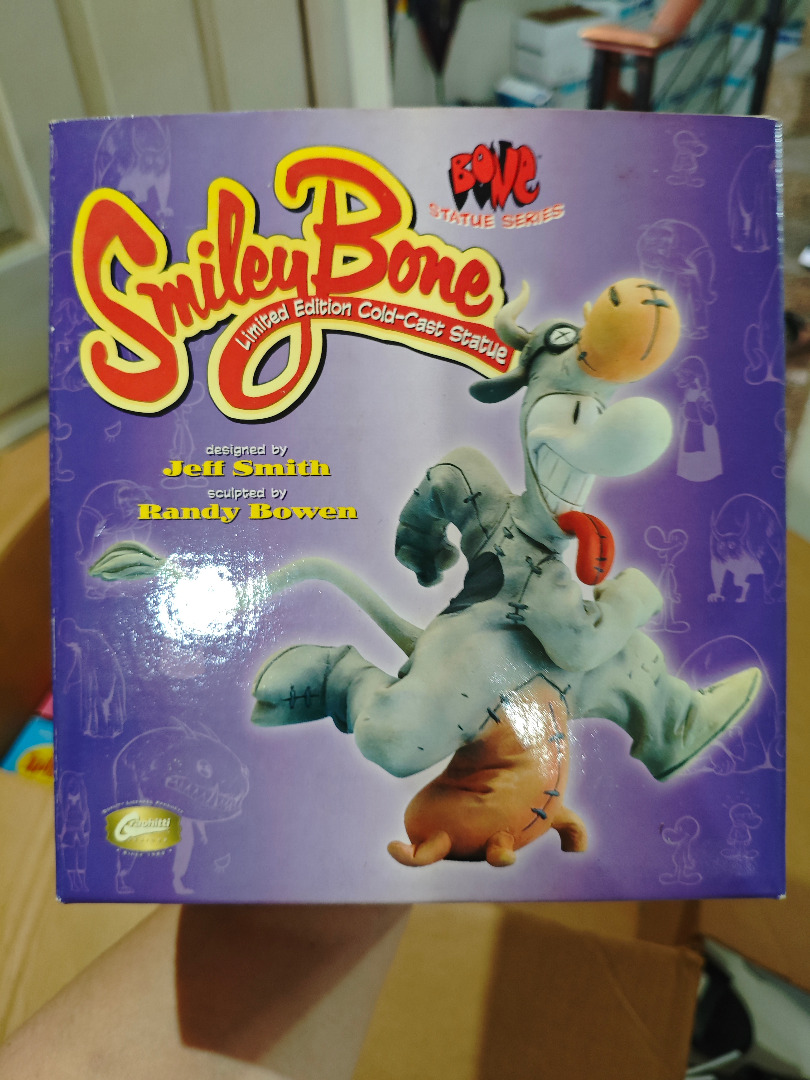 Smiley Bone Statue New 1997 Graphitti Graphics Randy Bowen Amricons ...