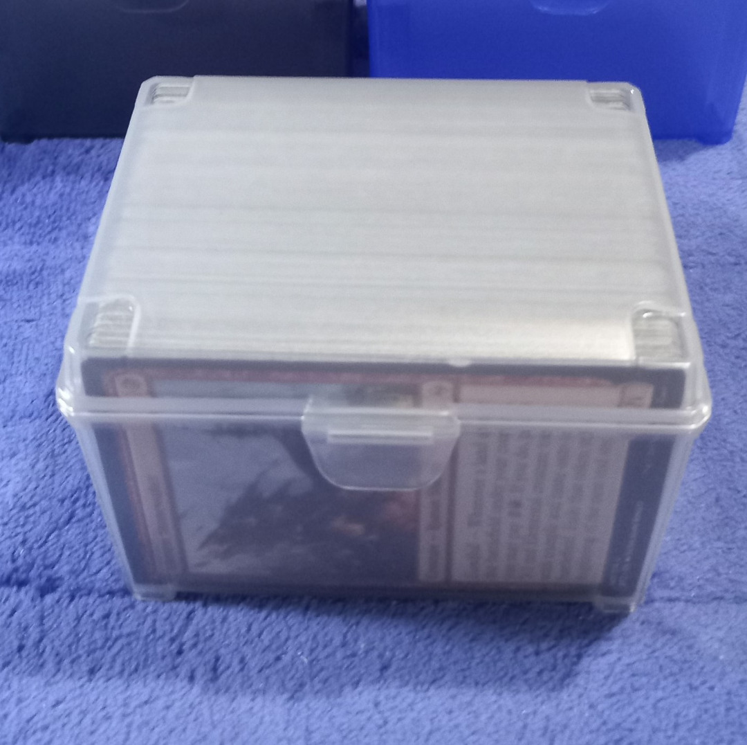 Stackable Card Deck Box Trading Card Box for standard sized cards like ...