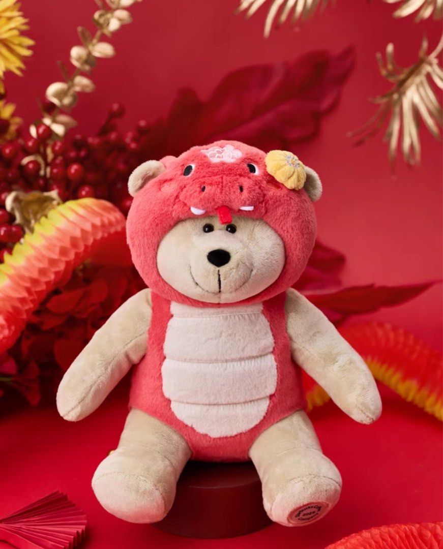 Starbucks China CNY snake Bearista bear 2025, Hobbies & Toys, Toys & Games on Carousell