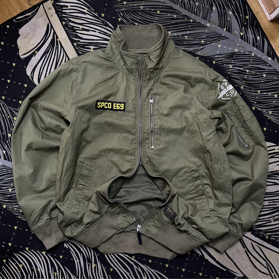 Surplus company bomber jacket, Fesyen Pria, Pakaian , Baju Luaran di ...