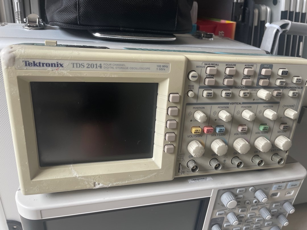 Tektronix TDS2014 4 channels 100MHz DSO & Agilent 54622A 2 channels ...