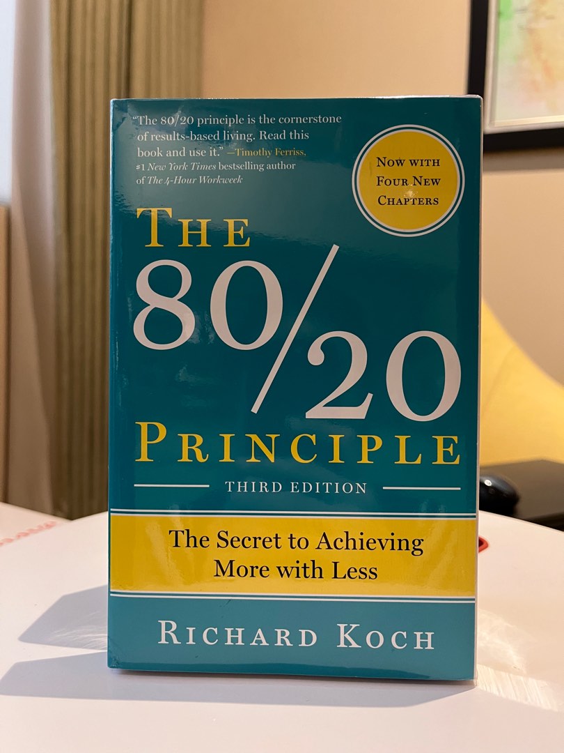 The 80/20 Principle - Richard Koch, Hobbies & Toys, Books & Magazines ...
