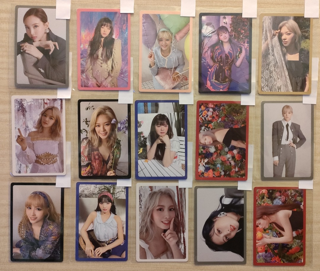 TWICE OFFICIAL POB PHOTOCARDS, Hobbies & Toys, Memorabilia ...