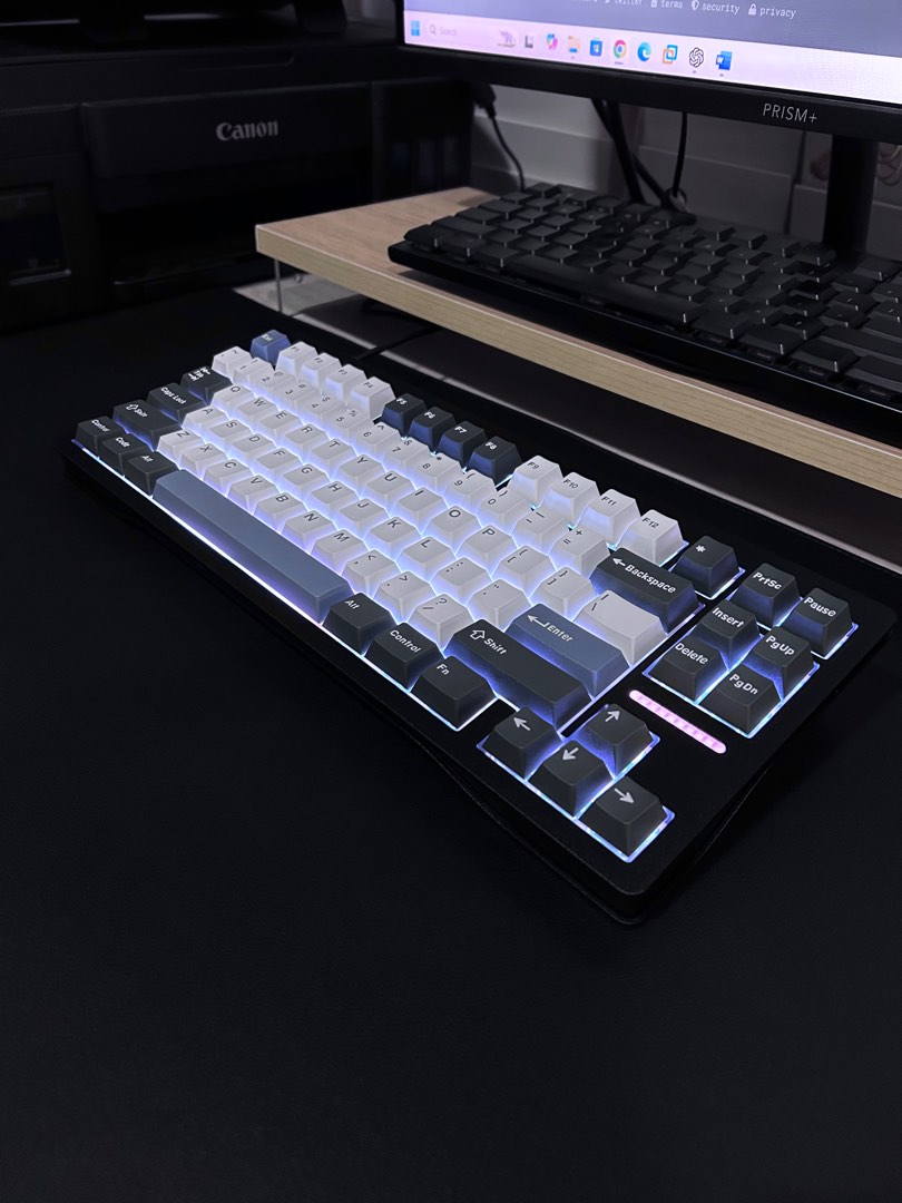 Wooting 80HE+ 80he - 87% Zinc Alloy Custom Keyboard (Artic Keycaps ...