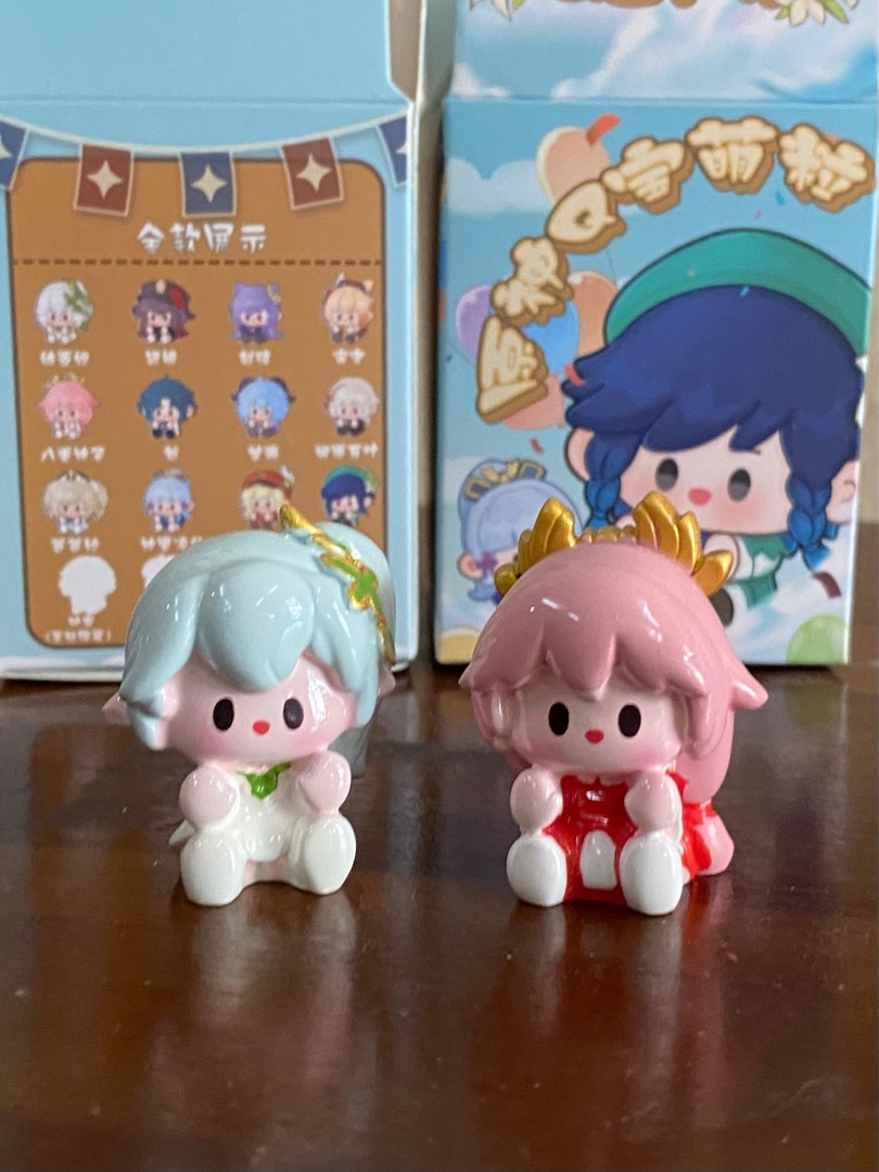 [WTS/WTT] Genshin Impact - Nahida & Yae Miko Ceramic Blind Box figures ...