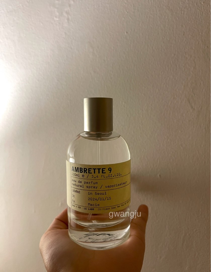 Authentic Le Labo Ambrette 9 Perfume 100 mL, Beauty & Personal Care ...