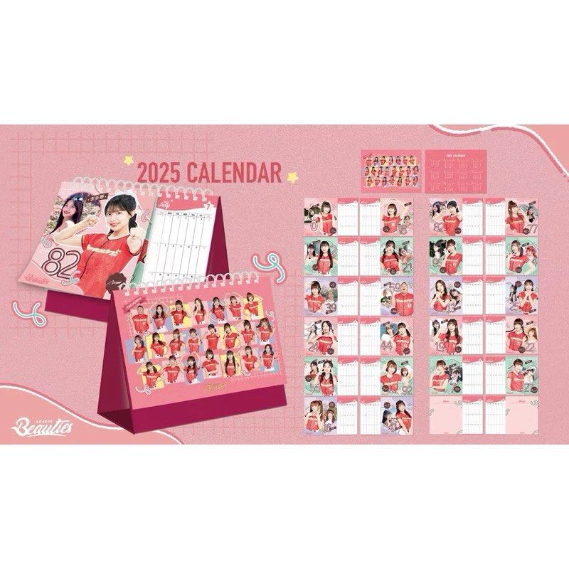 台灣代購 棒球 味全龍 2025年 味全龍2025年度球員桌曆 龍將 小龍女 李多豐 林襄 啦啦隊桌曆 行事曆 年曆 1015 ...