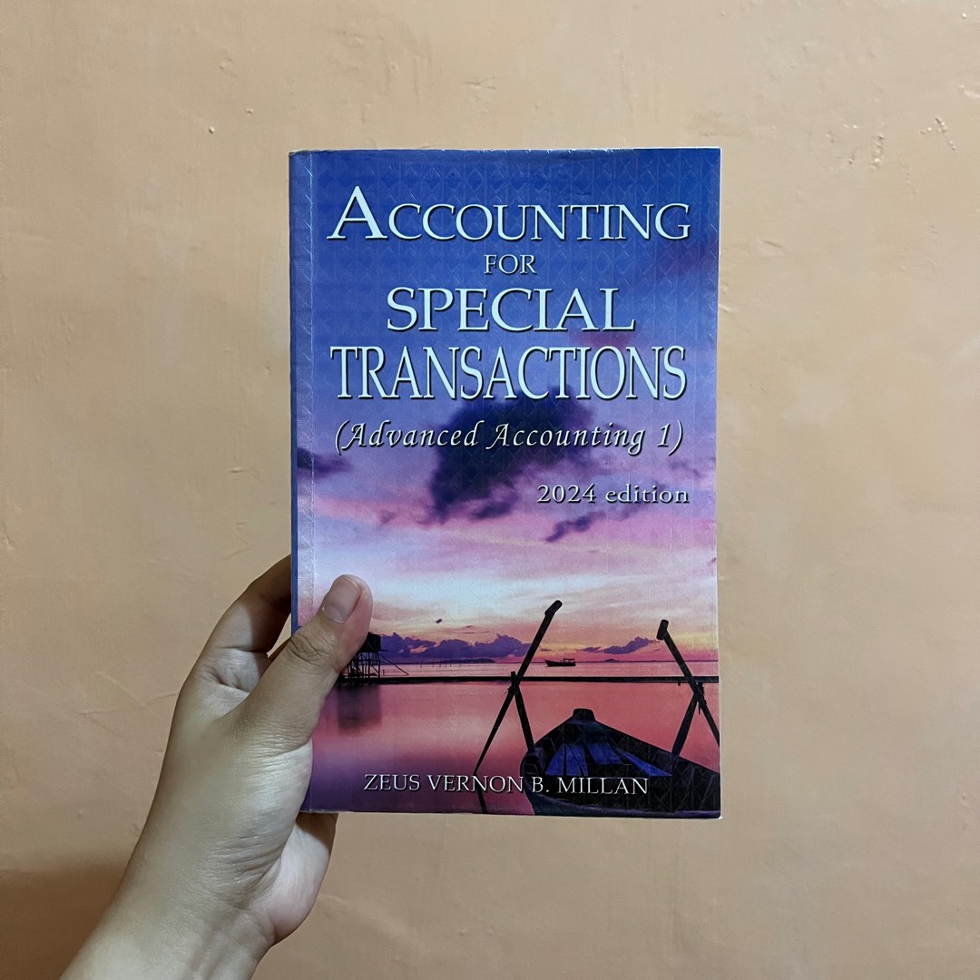 Accounting for Special Accounting 2024 by Millan, Hobbies & Toys, Books ...