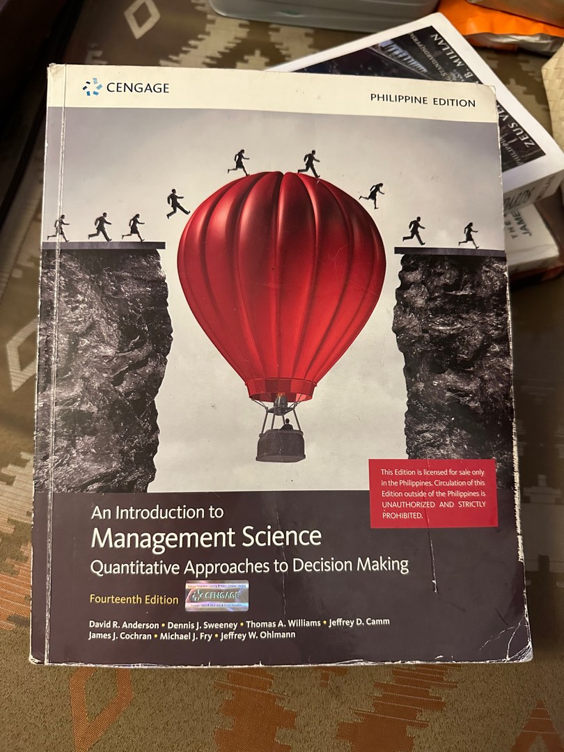 An Introduction to Management Science Quantitative Approaches to ...