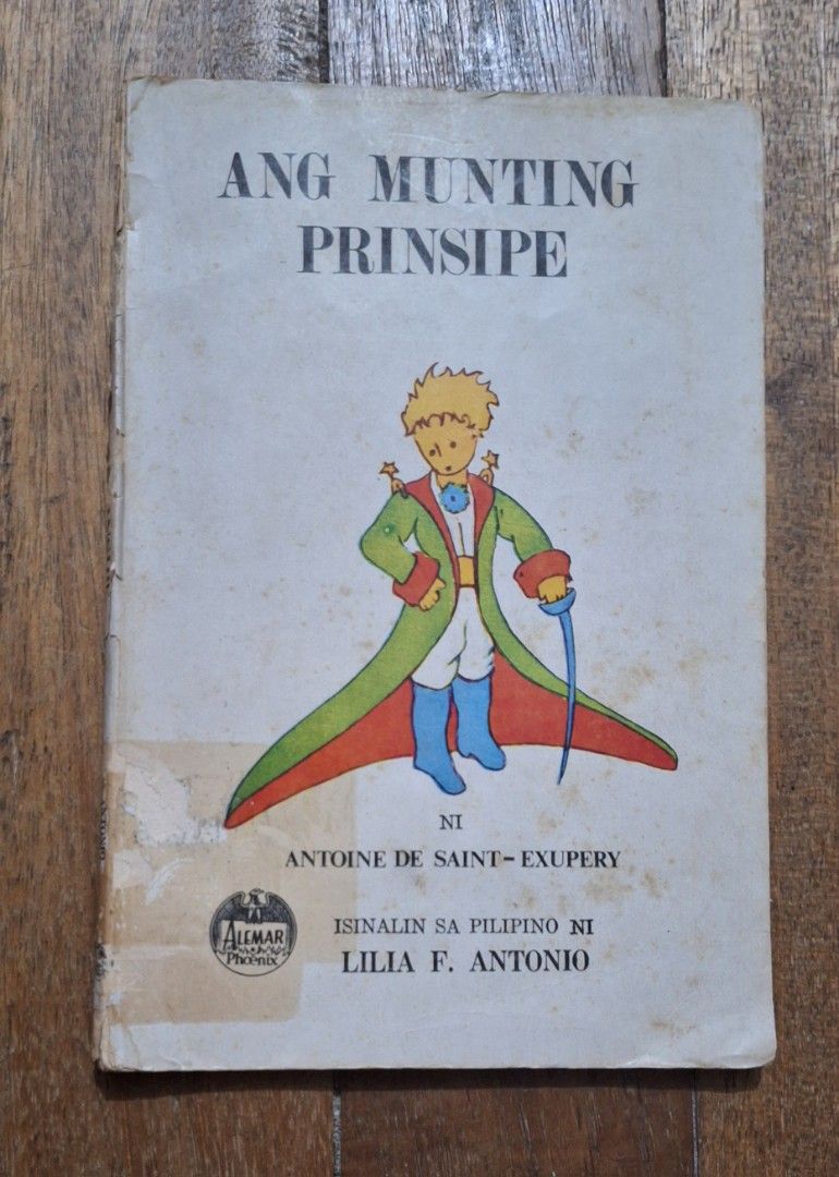 Ang Munting Prinsipe 1969 First Filipino Edition by Dr. Lilia Antonio ...
