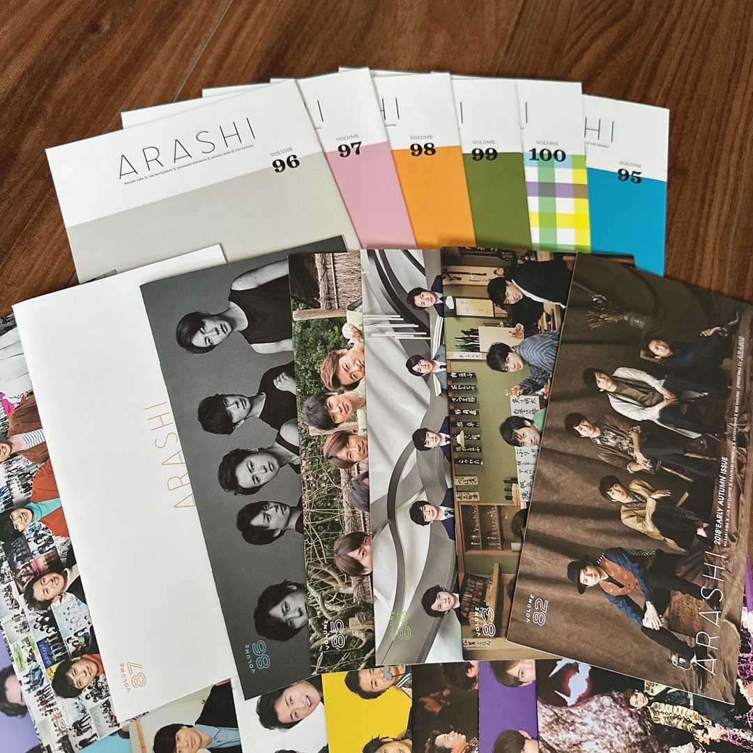 Arashi fan club phamplet, Hobbies & Toys, Memorabilia & Collectibles, J ...