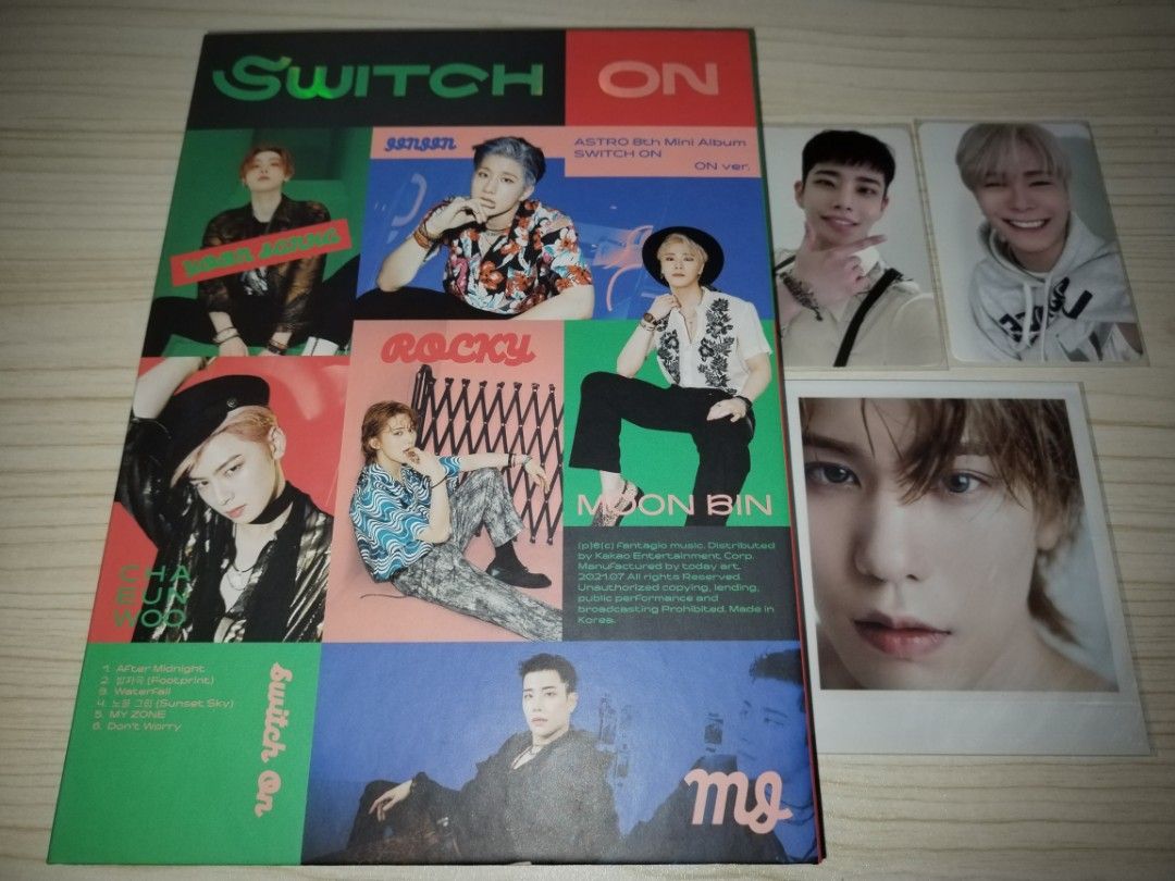 ASTRO SWITCH ON ALBUM FULL SET (ON VERS), Hobbies & Toys, Collectibles ...
