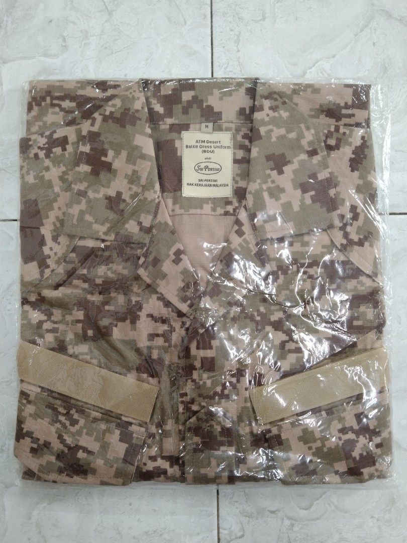 Baju Army Celoreng Digital Desert, Men's Fashion, Coats, Jackets and ...