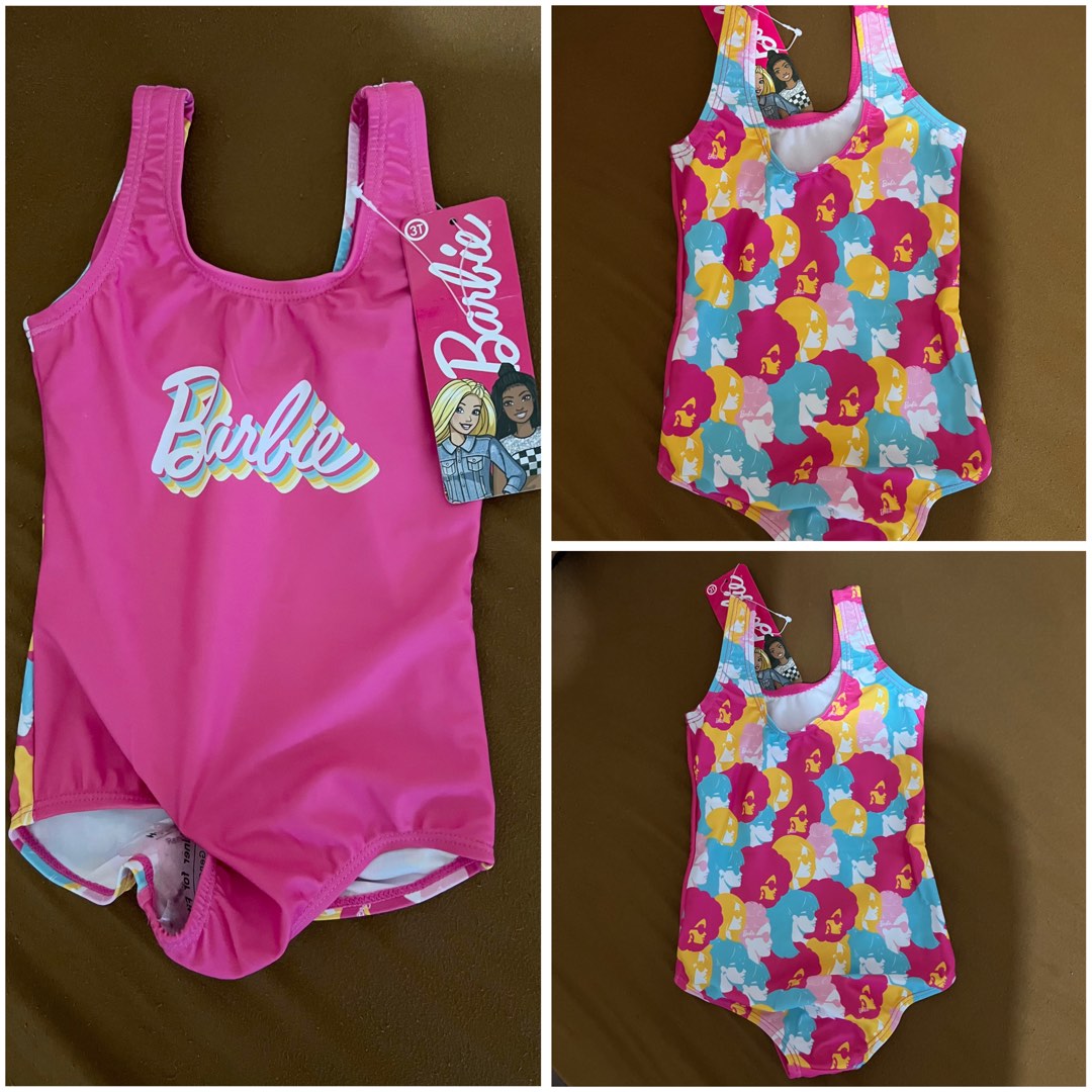 BARBIE ONE PIECE SWIM WEAR PINK BRAND NEW ORIGINAL, Babies & Kids ...