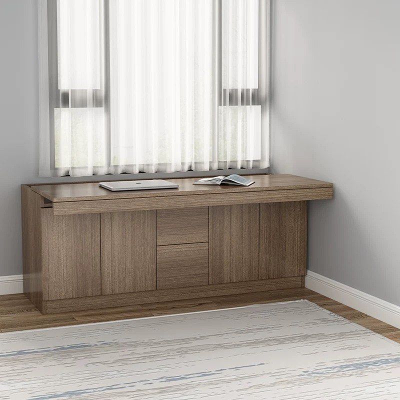 BASTILA Modern Pull-Out Study Table Cabinet, Furniture & Home Living ...