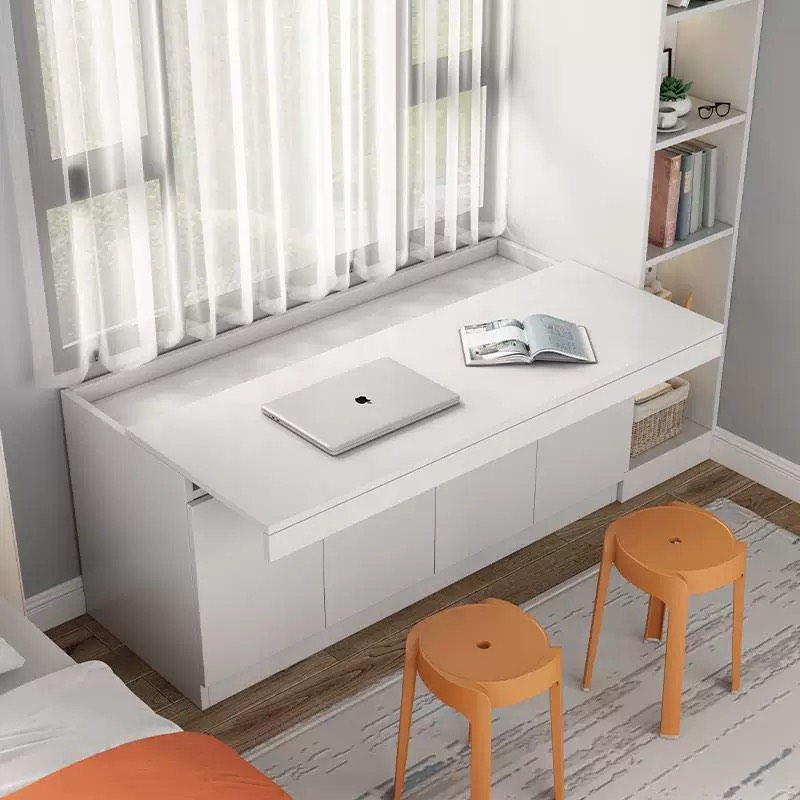 BASTILA Modern Pull-Out Study Table Cabinet, Furniture & Home Living ...