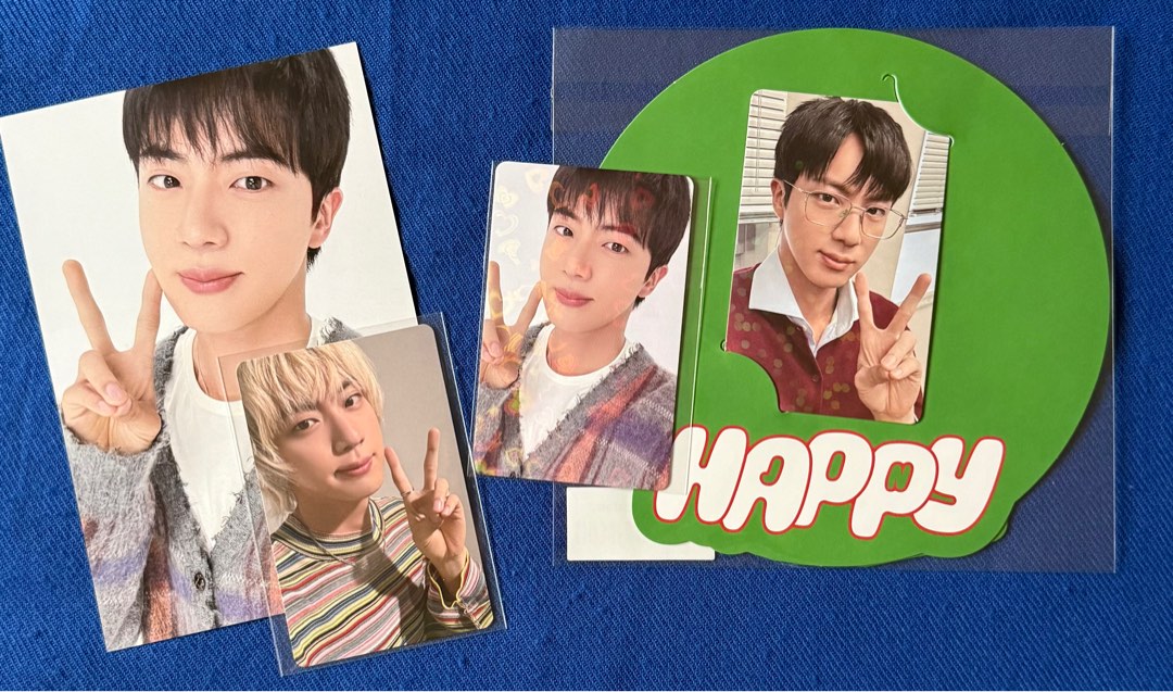 BTS Jin Happy Album JPFC & UMS POB Photocards, Hobbies & Toys ...