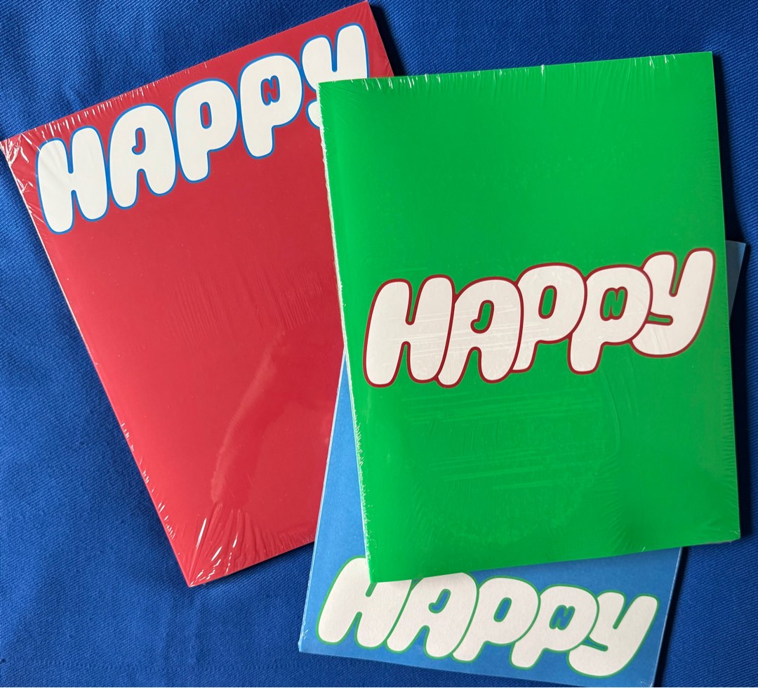 On hand BTS Jin Happy Album set of 3, Hobbies & Toys, Memorabilia ...