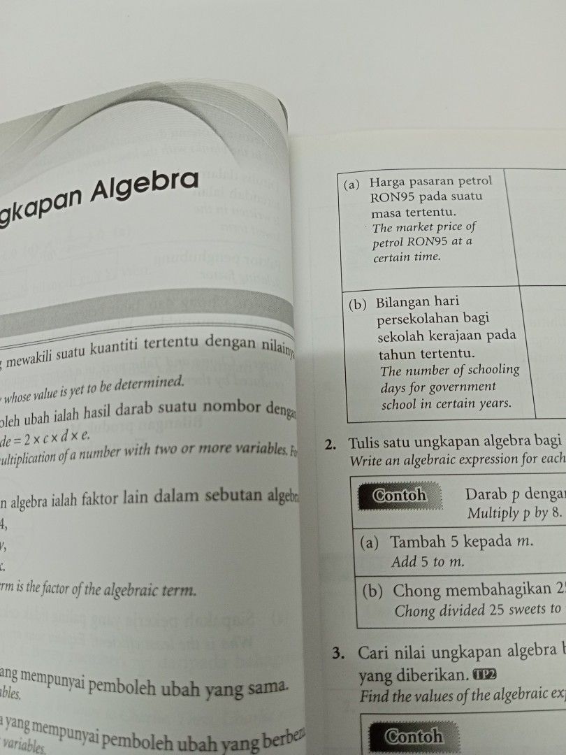 Buku latihan praktis topikal pa21 Matematik tingkatan 1 Dwibahasa Berdasarkan KSSM, Pan Asia ...