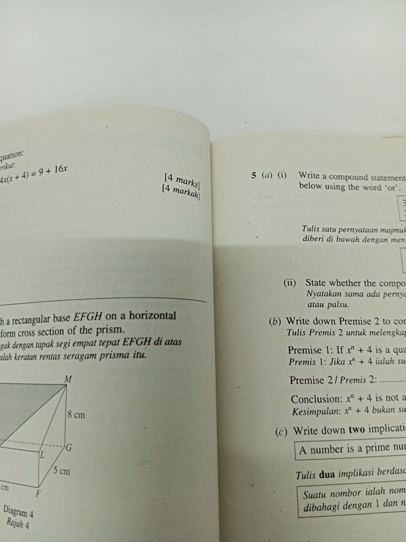 Buku Latihan Subjek Matematik SPM Kertas Soalan Peperiksaan Sebenar SPM ...