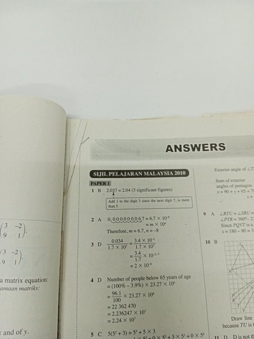 Buku Latihan Subjek Matematik SPM Kertas Soalan Peperiksaan Sebenar SPM ...