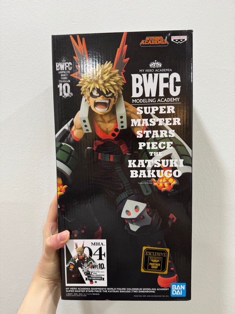 BWFC My Hero Academia Super Master Stars Piece Bakugo Katsumi Manga Two ...