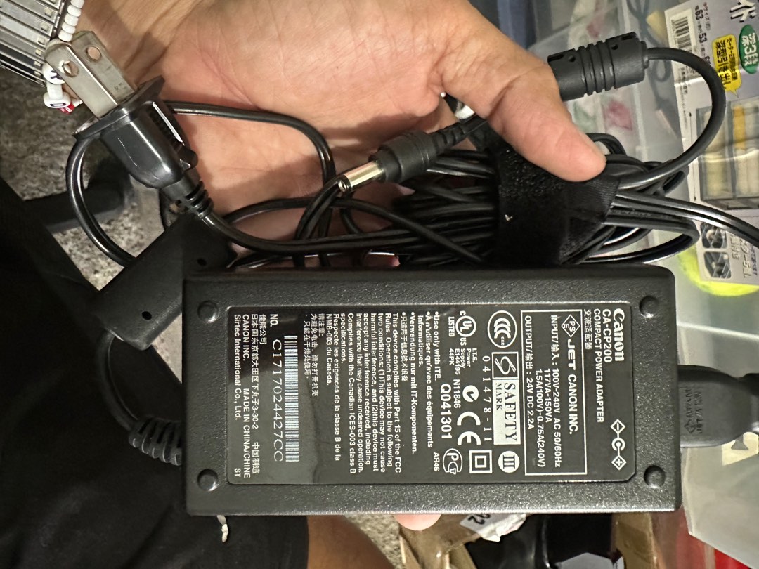 Canon 24 volts power adapter, TV & Home Appliances, Electrical ...