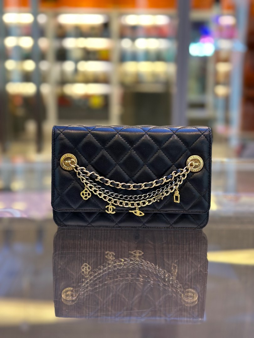 Chanel Egyptian Amulet WOC in Black, Luxury, Bags & Wallets on Carousell