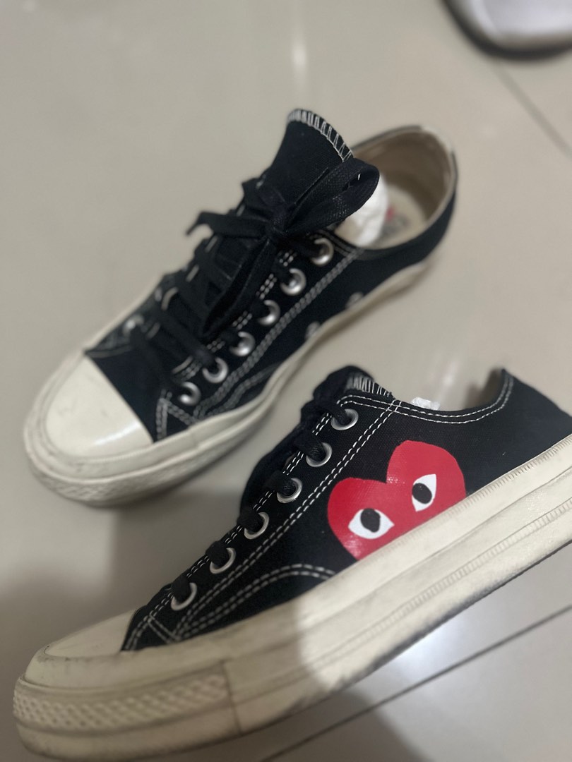 Converse X CDG, Women's Fashion, Footwear, Sneakers on Carousell